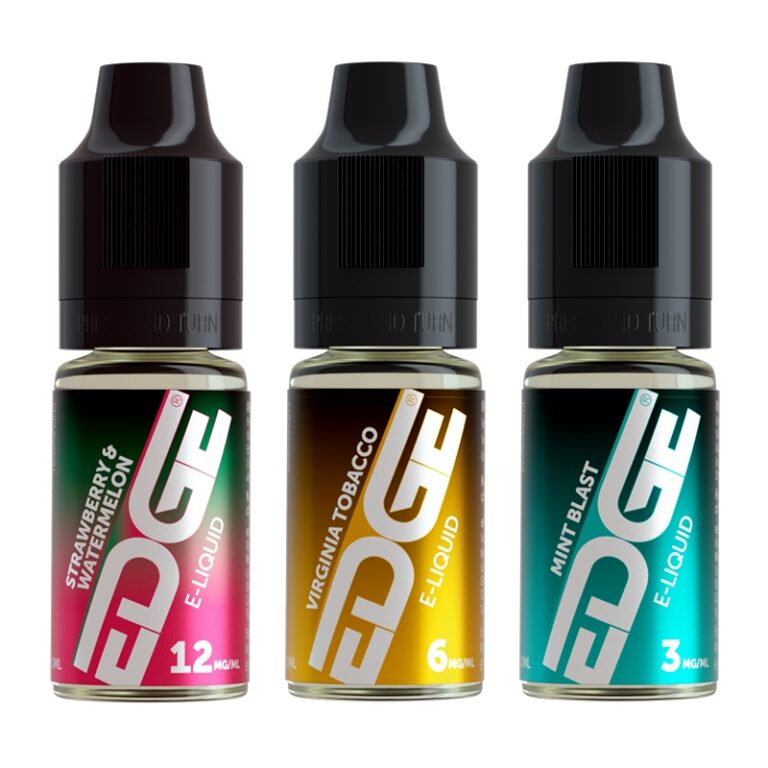 Edge Vape Juice, E-væske, E-juice, Alle smaker, Best Price UK